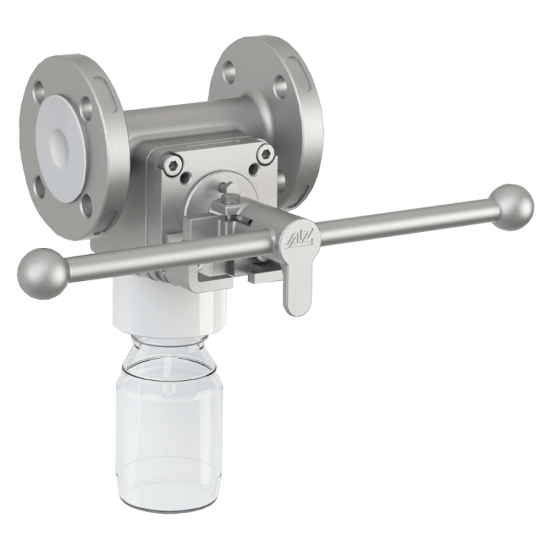 Contiflow Plug Valve Sampling System for pressureless and safe sampling