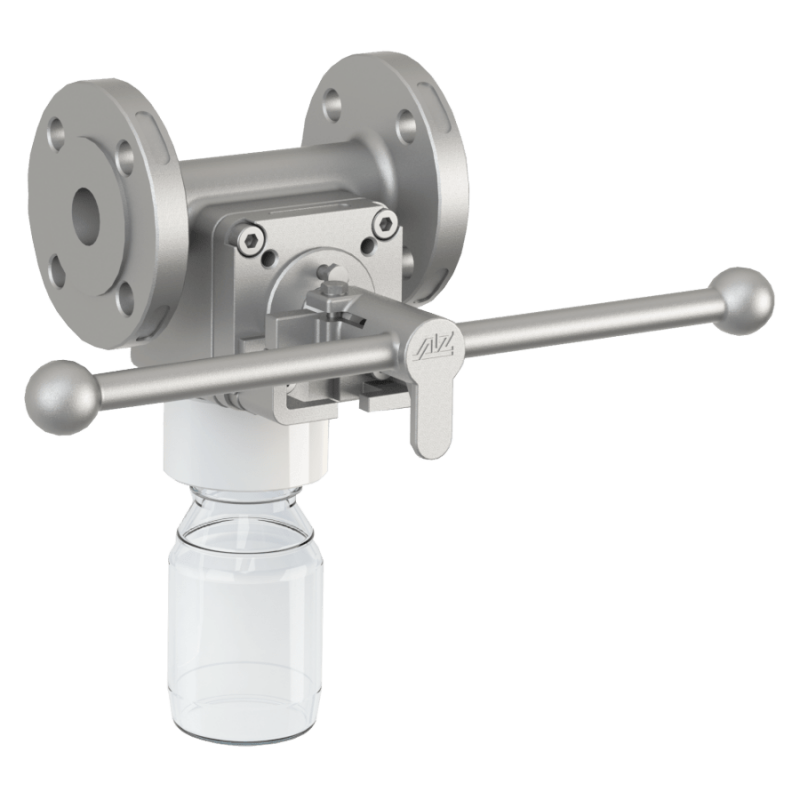 Contiflow Plug Valve Sampling System for pressureless and safe sampling