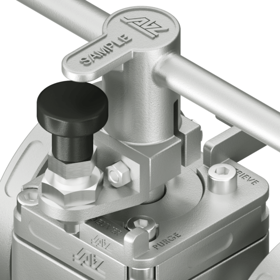 Contiflow Plug Valve Sampling System for pressureless and safe sampling