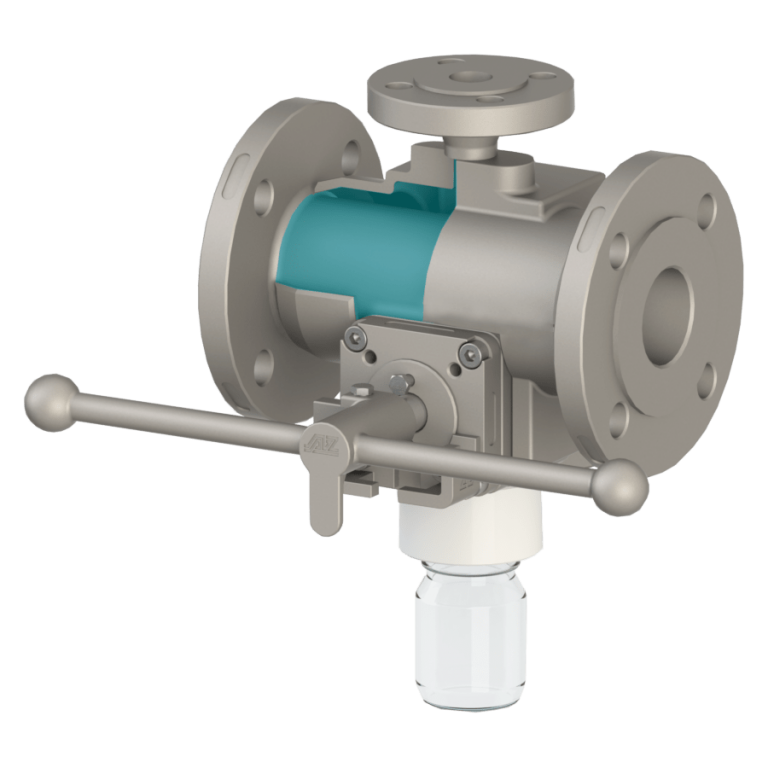 Contiflow Plug Valve Sampling System for pressureless and safe sampling