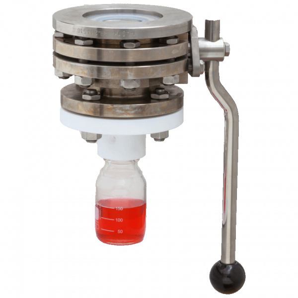 sampling directly from storage tank | PFA / FEP lined sampling valve
